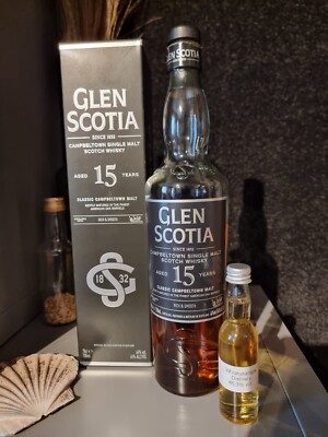 GLEN SCOTIA 15 - Whisky Sample 40 ml Probe Malt - viele weitere ...