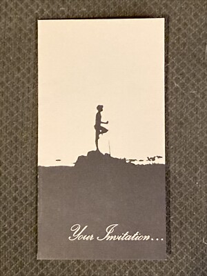 Walkabout - Original 1971 Movie Premiere Invitation - Nicholas Roeg | eBay