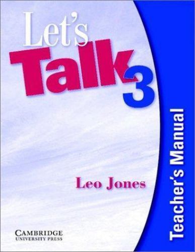 Let's Talk 3 Teacher's Manual, Jones, Leo, Good Book 9780521776912| eBay
