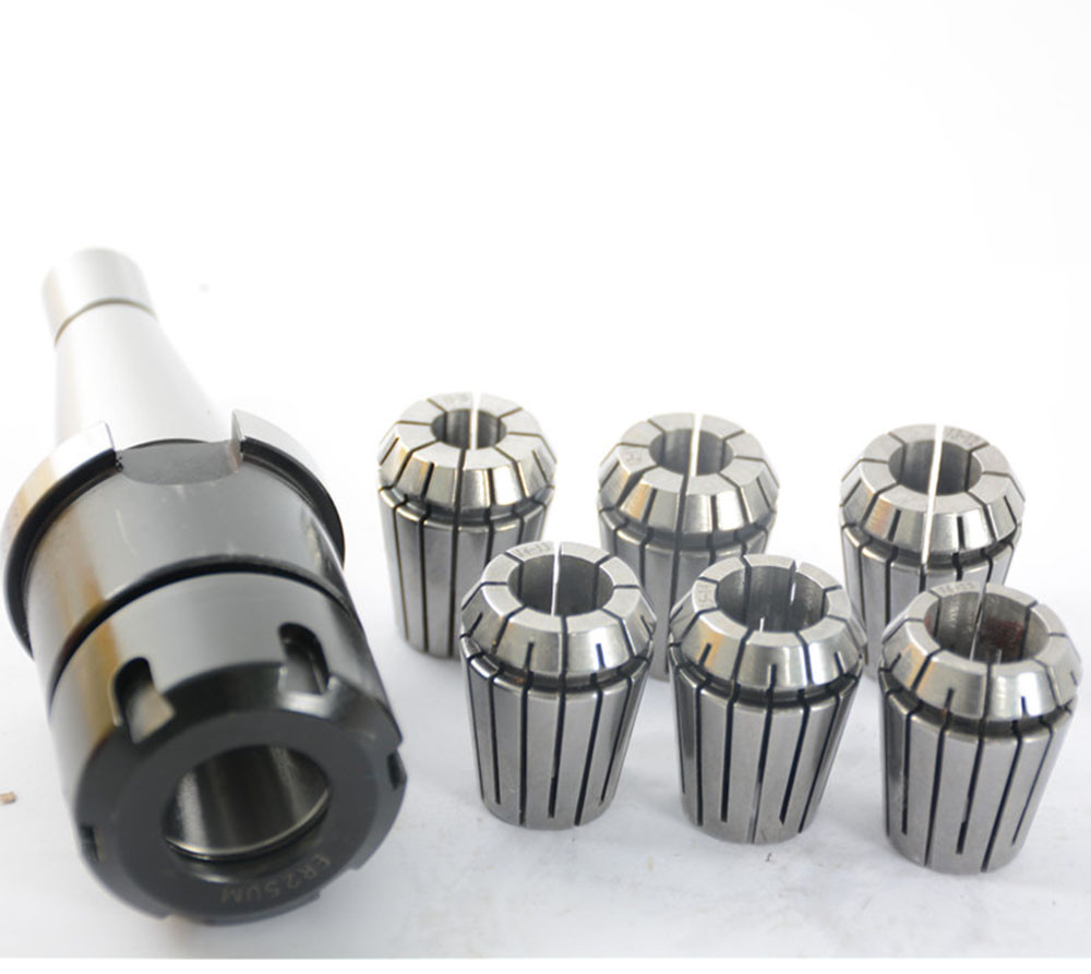 6pcs ER25 spring collet sets + NT30 ER25 Collet Chuck holder Milling ...