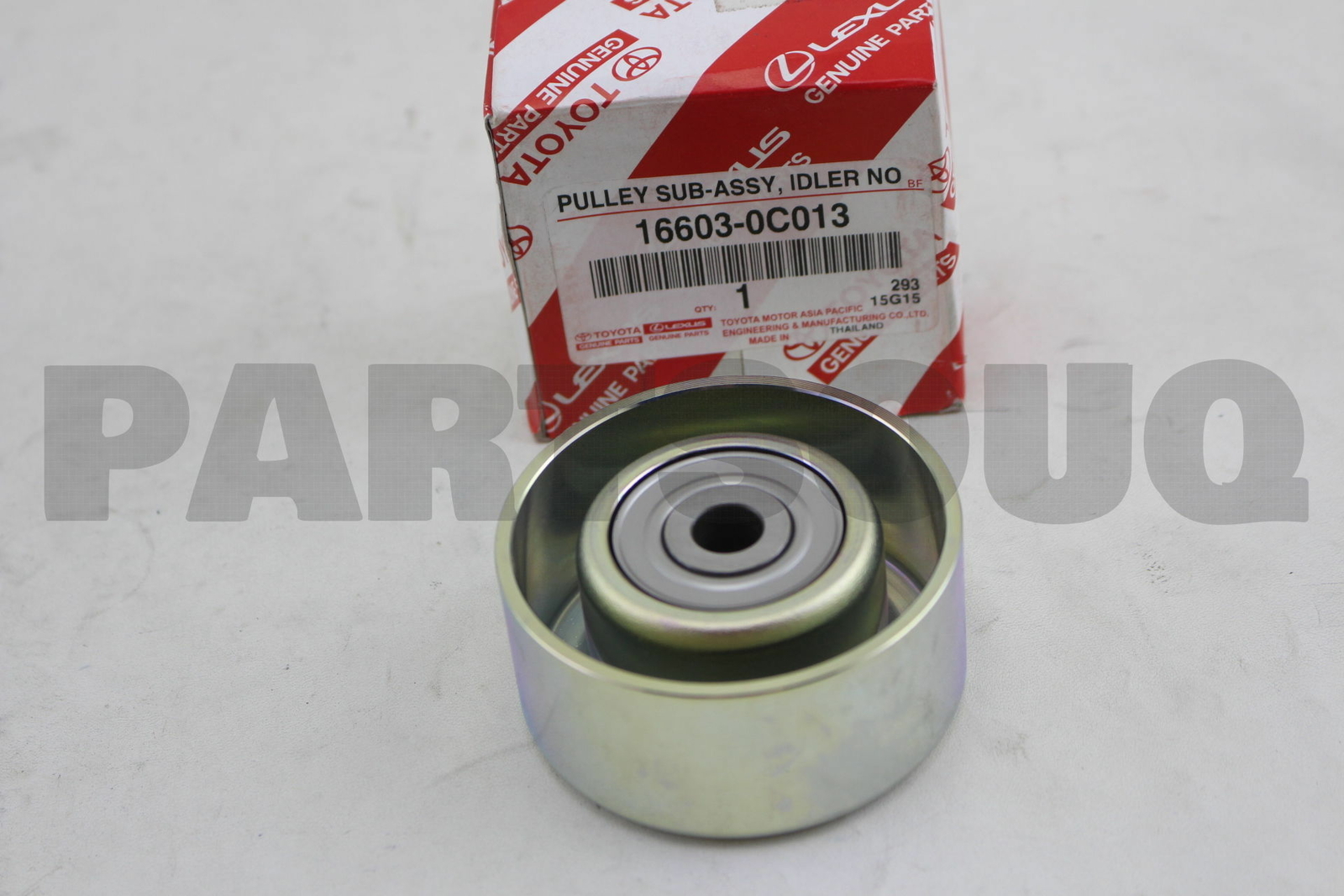 166030C013 Genuine Toyota PULLEY SUB-ASSY, IDLER, NO.1 16603-0C013 | eBay