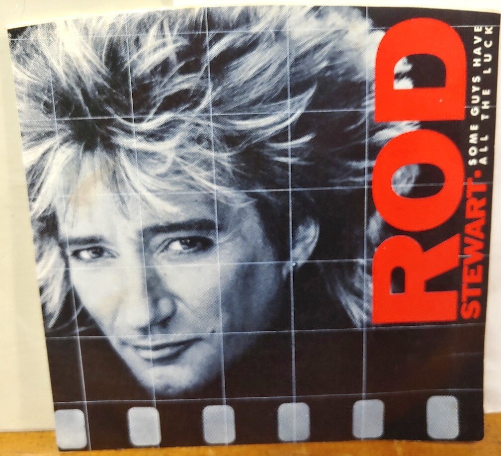 Vintage Rod Stewart vinyl 45 "Some Guys Have All The Luck" picture ...