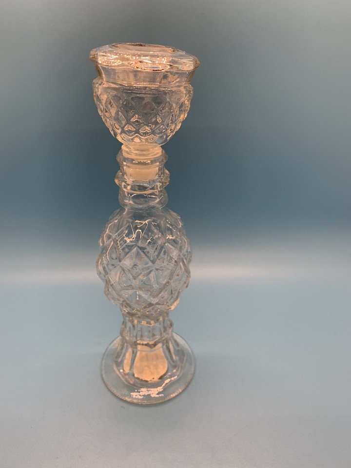 Vintage Avon Crystal Cologne "Roses, Roses" Decanter with Lid (empty ...
