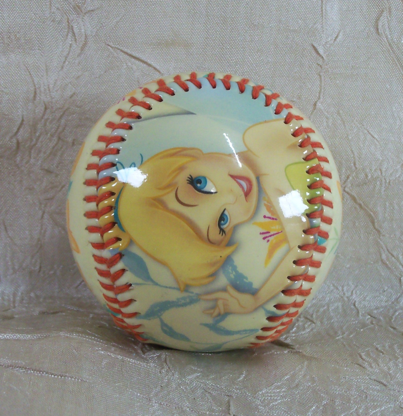 Walt Disney Tinkerbell Collectible Baseball Tink | eBay