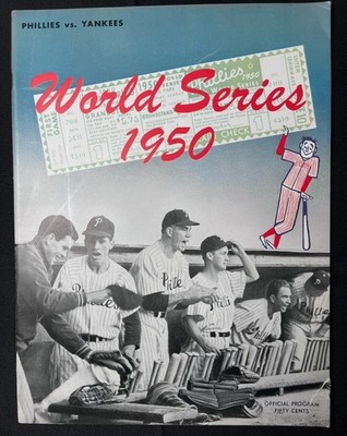 1950 NEW YORK YANKEES vs. PHILADELPHIA PHILLIES World Series Program | eBay