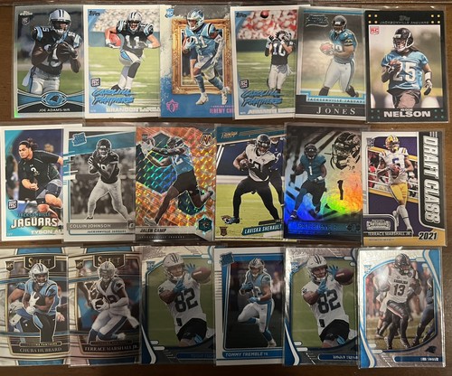 💥 Carolina Panthers LARGE Team Lot- 96 RCs, 150+ Cards! 🏈 🔥 | eBay
