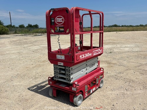2017 MEC 1330SE 13' Electric Scissor Lift Man Aerial Platform Manlift ...