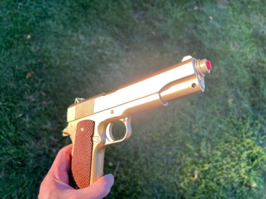 Non Firing Solid Metal Golden 1911 Series Style Fake Toy Gun Replica ...