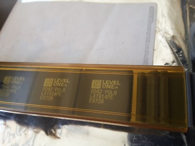 (2) LXT914PE LAN LEVEL ONE Transceiver Quad 68 Pin PLASTIC RARE NEW OEM ...