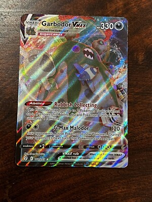 Garbodor VMAX 101/203 Ultra Rare Evolving Skies Pokemon TCG | eBay