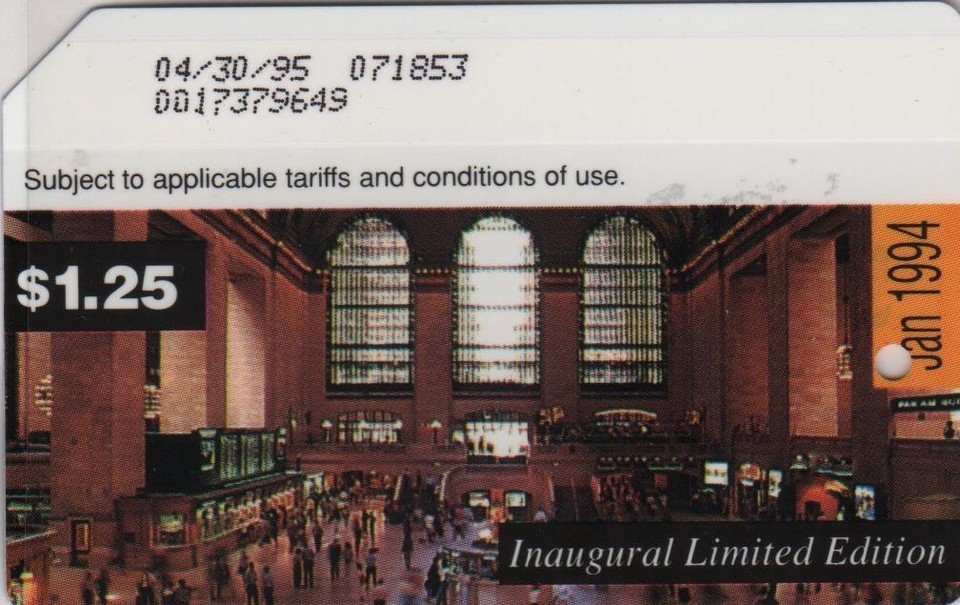 Metrocard Inaugural limited edition. | eBay