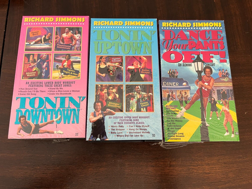 Lot of 3 Richard Simmons Workout Videos VHS | eBay