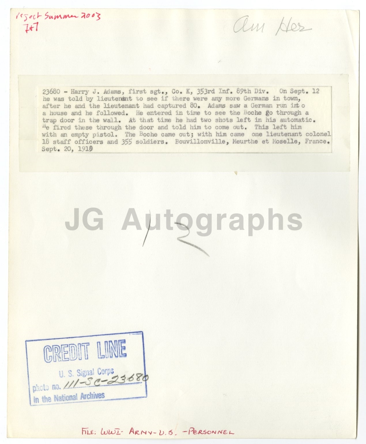 World War I - Vintage 8x10 Publication Photograph - Harry J. Adams | eBay