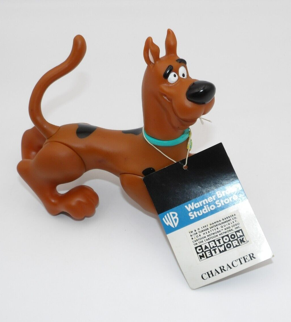 Scooby Doo Dog w/Tag Character WB Studio Cartoon Network 1997 Hanna ...
