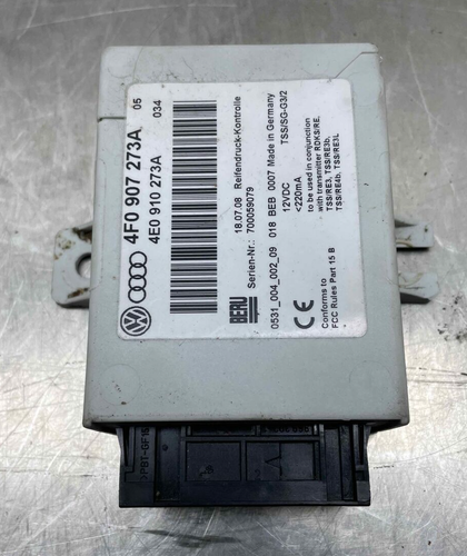 2009 Audi A8 OEM Tire Pressure Monitor Control Module TPMS 4F0907273A ...