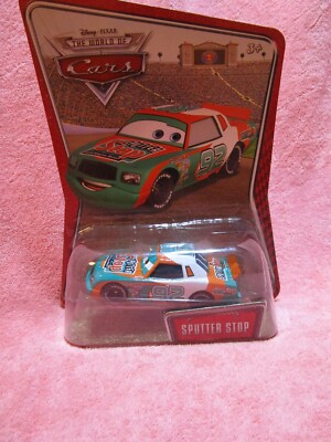 DISNEY PIXAR CARS THE WORLD OF CARS SPUTTER STOP NO. 92 | eBay