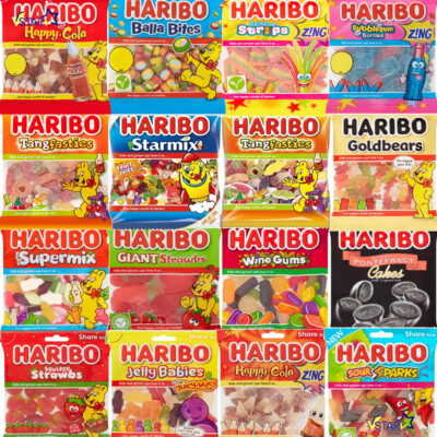 HARIBO Sweets Bags (140g & 160g) Mixed Different Flavors Choose Your ...
