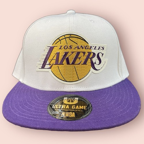 NBA Ultra Game Los Angeles Lakers Hat Cap Vinyl Logo Adjustable ...