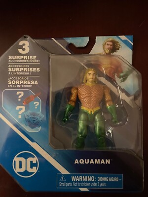 Spin Master - DC Aquaman (Long Hair & Beard) Action Figure and ...