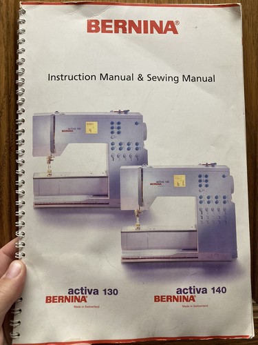 Bernina Activa 130 140 Sewing Machine Instruction Owners Manual | eBay