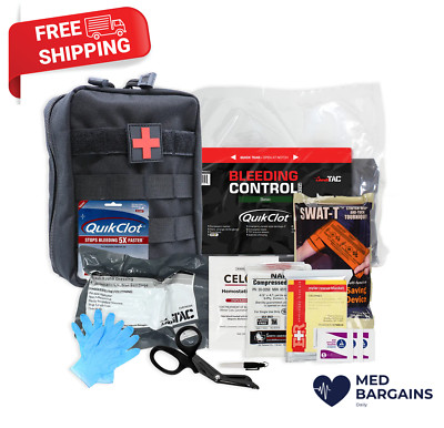 MediTac Bleeding Control Pack First Aid Kit QuikClot Celox with IFAK ...