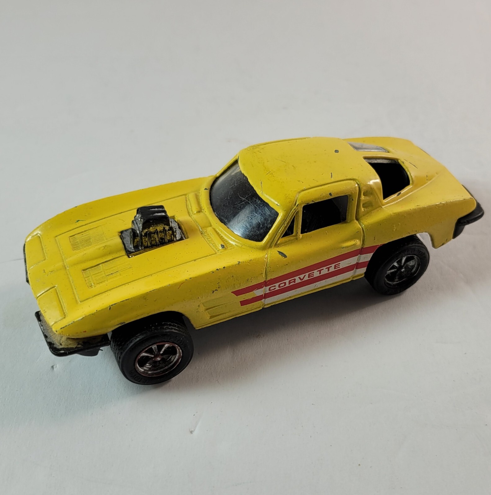 Vintage Tootsie Toy ‘63 Chevy Corvette Die Cast Hot Rod 5” YELLOW | eBay