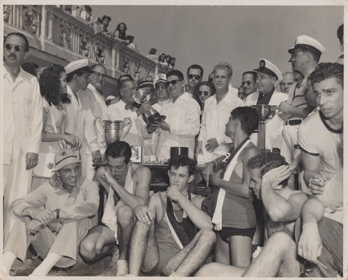 CUBA CUBAN HYC TROPHY HIGH HAVANA SOCIETY 1950s VINTAGE ESTAPE ORIG ...