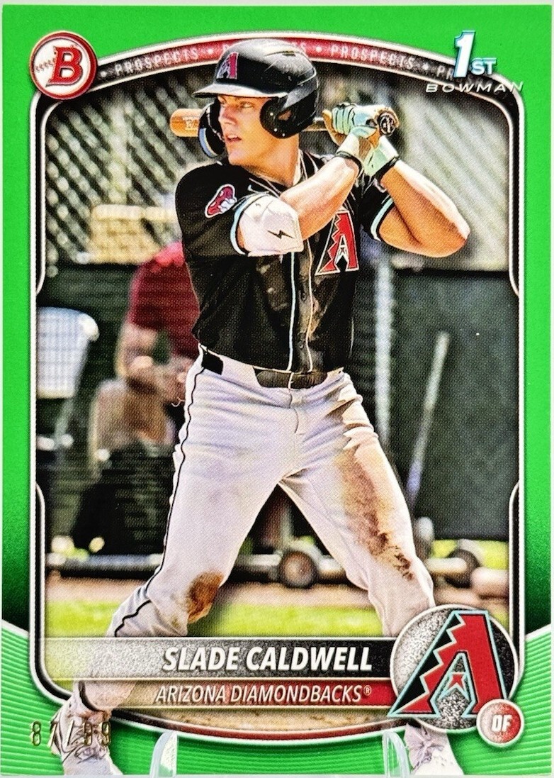 2025 Bowman - Prospects Slade Caldwell #BP-21 Green /99 (RC) for sale ...