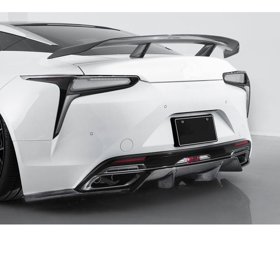 For 2017-2023 Lexus LC500 LC500H Carbon fiber Rear 3PCS Diffuser ...