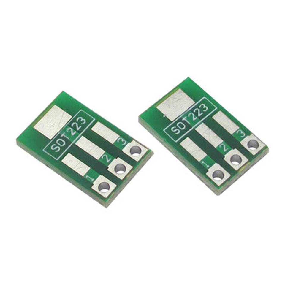 2Pcs SOT89 SOT223 to SIP3 DIP3 Transistor IC PCB Board Plate Adapter | eBay