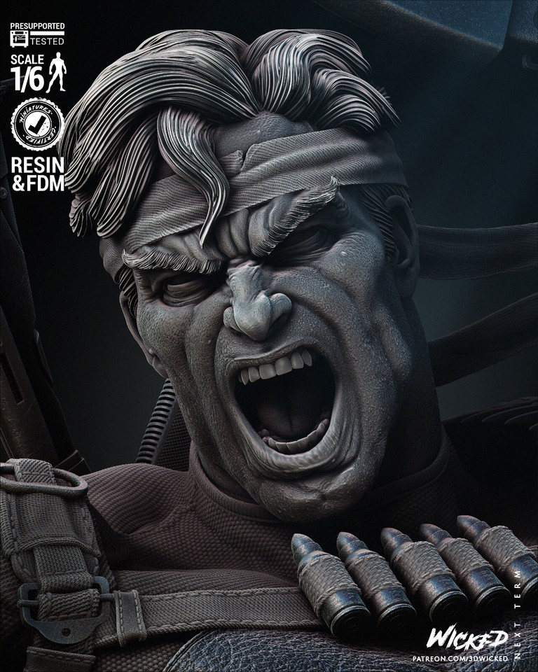 Punisher Resin Sculpture Statue Model Kit Spider-man Unpainted ...