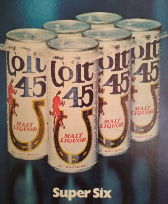 1972 Colt 45 Malt Liquor Beer Vintage Original Print Ad | eBay