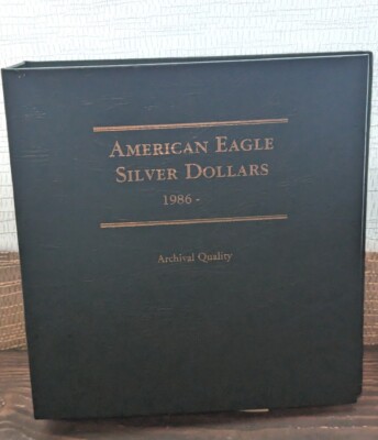 Littleton Coin Album American Eagle Silver Dollars 1986- Archival ...