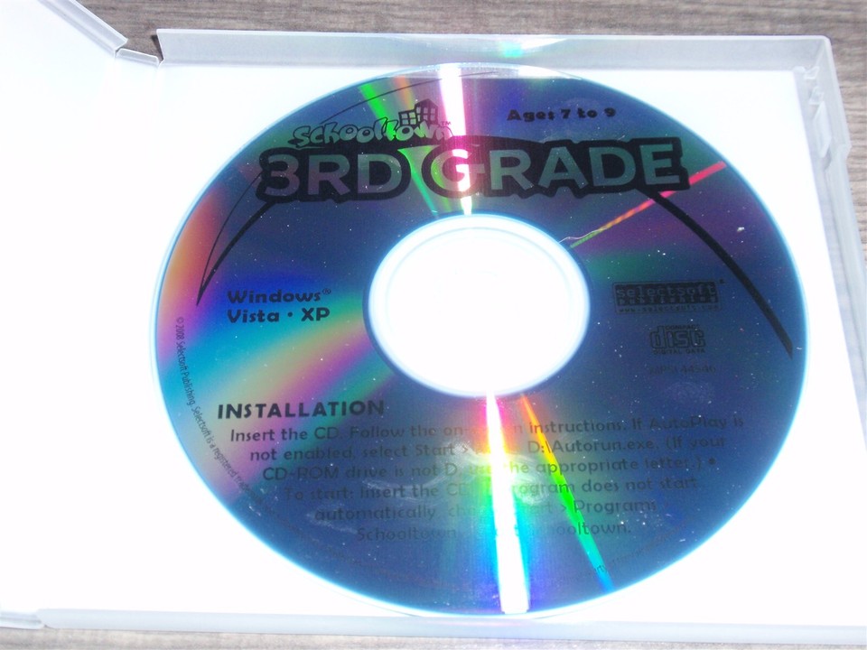 Schooltown 3rd Grade PC CD-ROM Selectsoft Publ. 2010 game for Windows ...