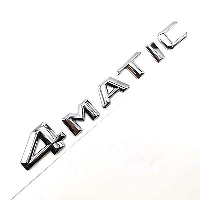 4MATIC Logo Letter Emblem Decal for Car Side Fender Rear Trunk Badge ...