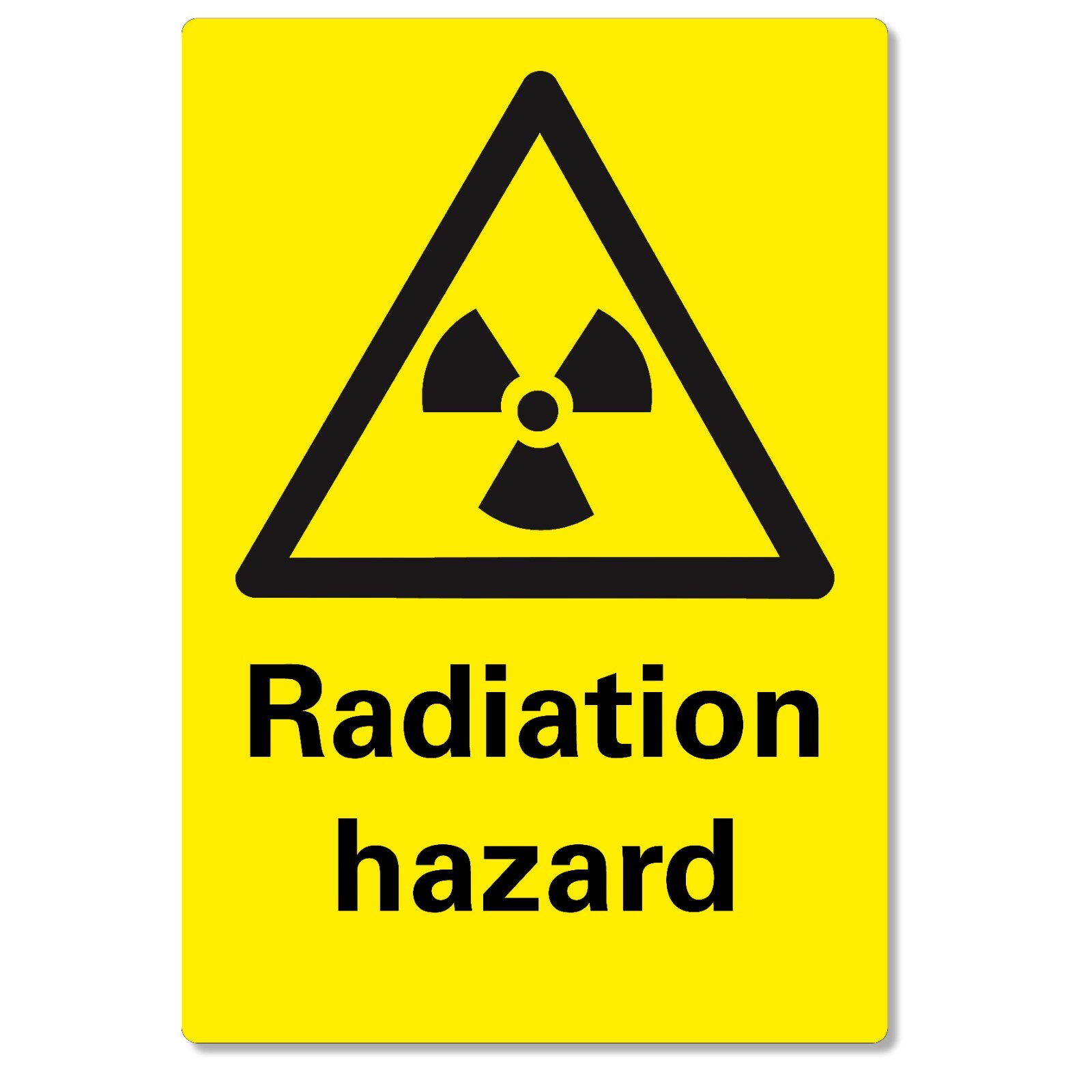 METAL SIGN Radiation Hazard Heath and Safety Signage | eBay UK
