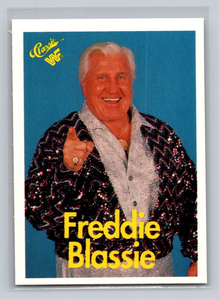 Classy Freddie Blassie 1990 Classic WWF #94 WCW WWE HOF AEW TNA | eBay