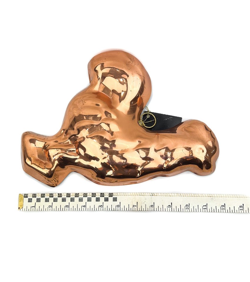 Vintage ODI Old Dutch Design Handcrafted Copper & Brass Chicken/Rooster ...