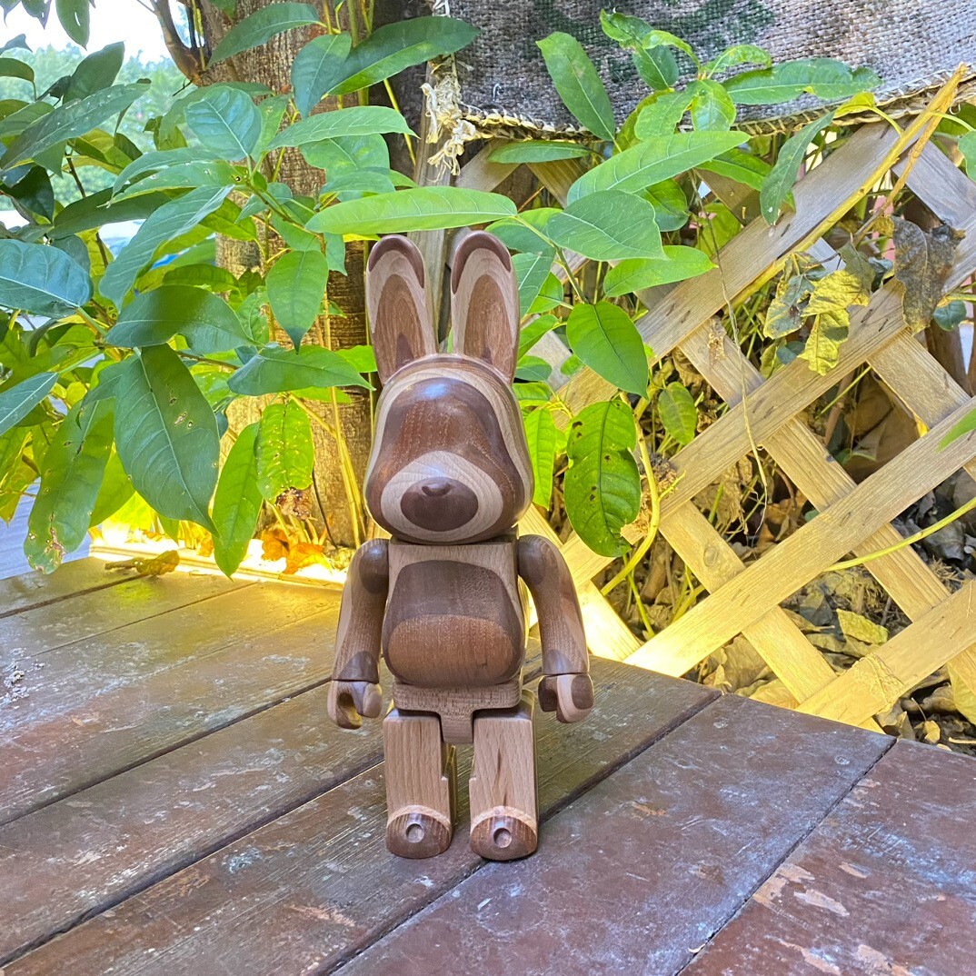 Rabbitbrick 400% Horizon Rabbit R@Bbrick Karimoku Layer 11 inches ...