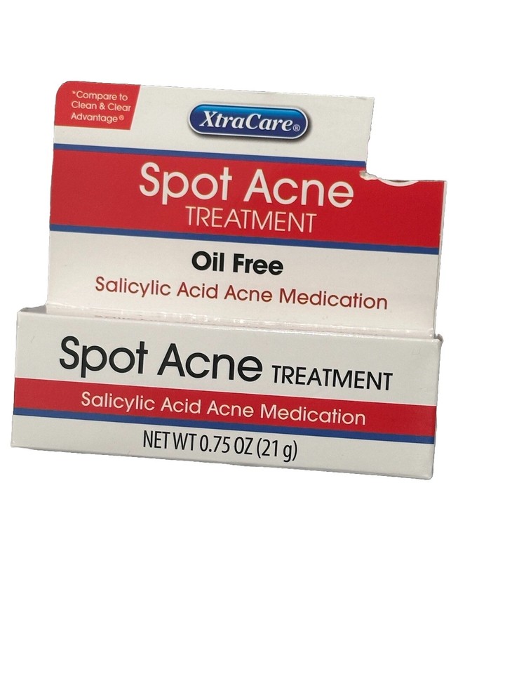 XtraCare Spot On ACNE Treatment Oil Free Cream Ointment 0.75 oz. Cut ...