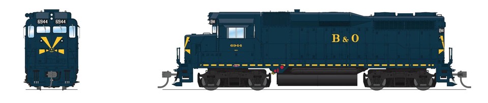 Broadway Limited HO 7564 EMD GP30, B&O 6944, AS-DELIVERED, PARAGON4 ...