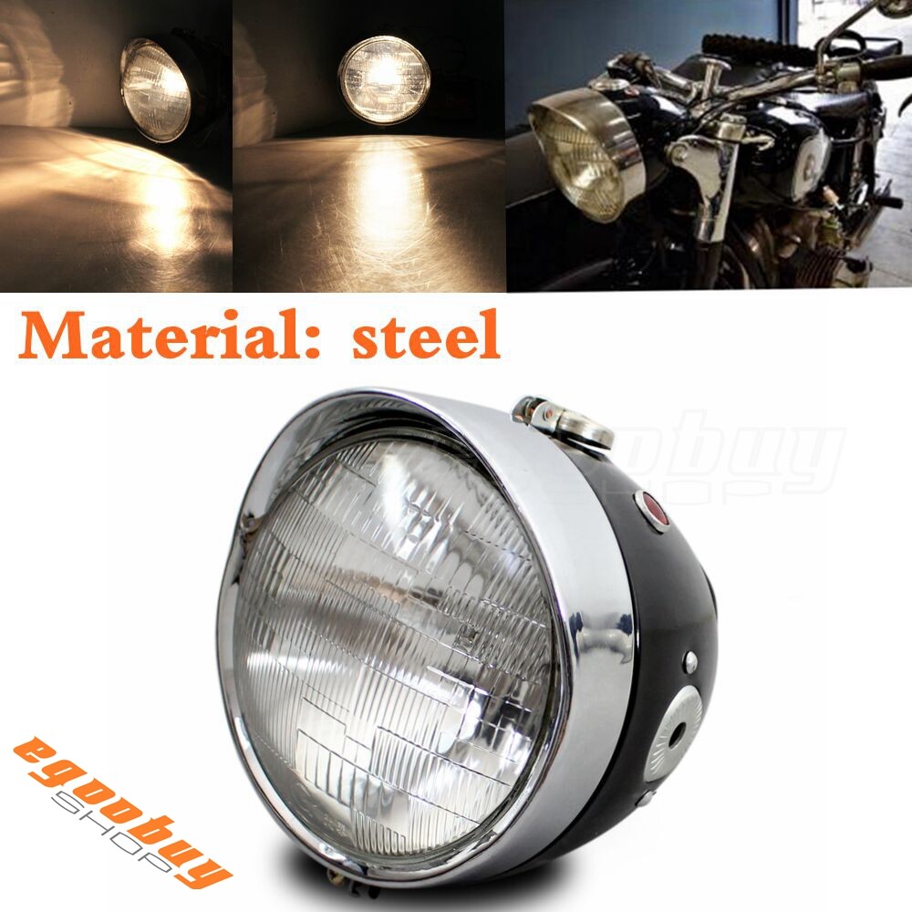 Motorcycle 7" Head Lamp Headlight For BMW M1 DBK KS R66 Replika Ural ...