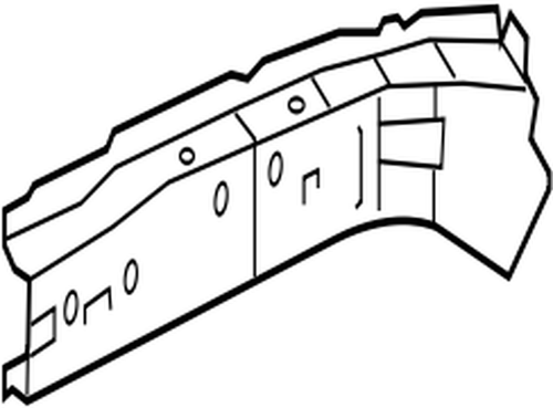 57112-12190 Toyota Member, front side, lh 5711212190, New Genuine OEM ...