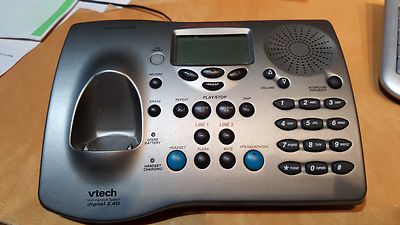 Vtech VT20-2431 2.4 GHz 2 Lines Cordless Phone | eBay