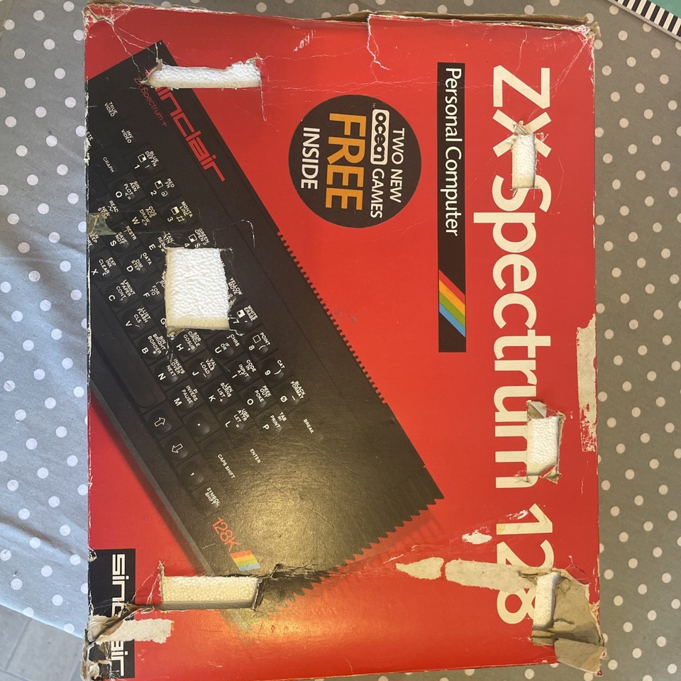 SINCLAIR ZX SPECTRUM 128K toastrack - Untested - please read ...