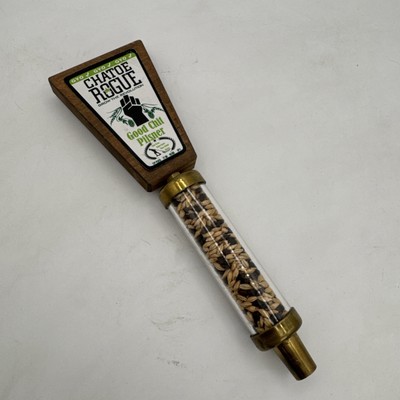 Rogue Beer Tap Handle Good Chit Pilsner Keg Grain Filled 11" | eBay