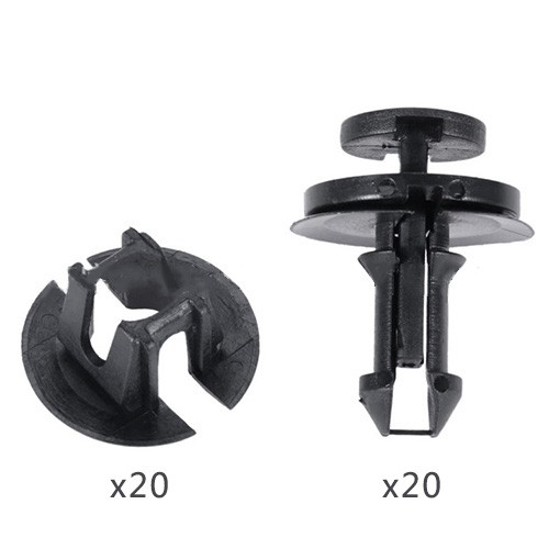 40pcs Lower Air Deflector Retainer Clips Grommet Kit Fit for Chevrolet ...