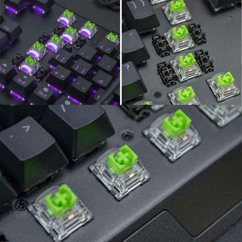 2Pcs RGB Green Switches for BlackWidow V3 Pro Tenkeyless Gaming ...