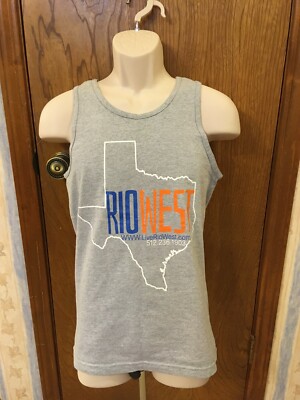 Alstyle Texas Men's Sport Tank Top Grey S | eBay