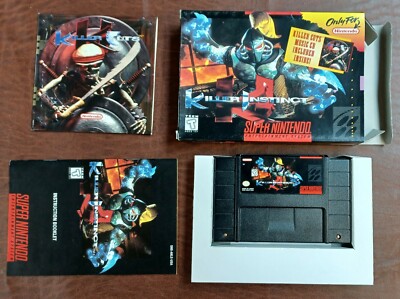 SNES Killer Instinct with box and manual, Killer Cuts CD Included | eBay